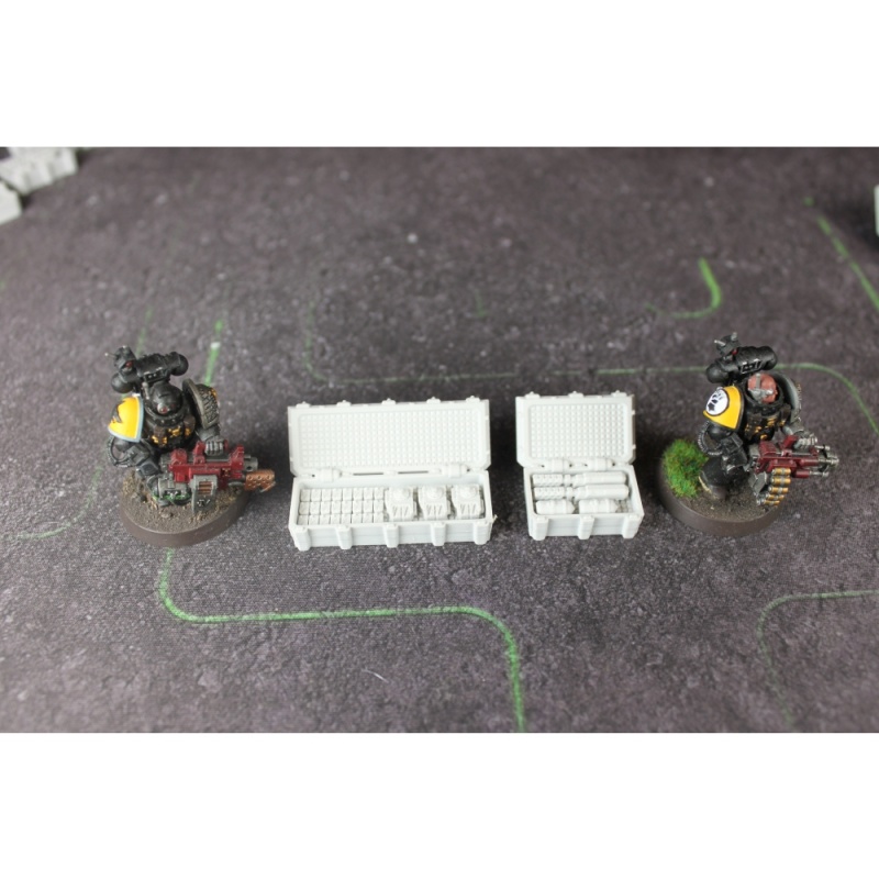 Siege of Castograd - Imperial Weapons Crates (Hinged) - 40k / Kill Team